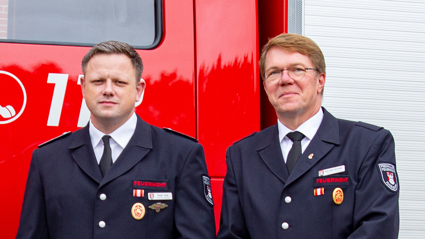 Michael Bonnes gibt Führung der Feuerwehreinheit Isselburg ab ...